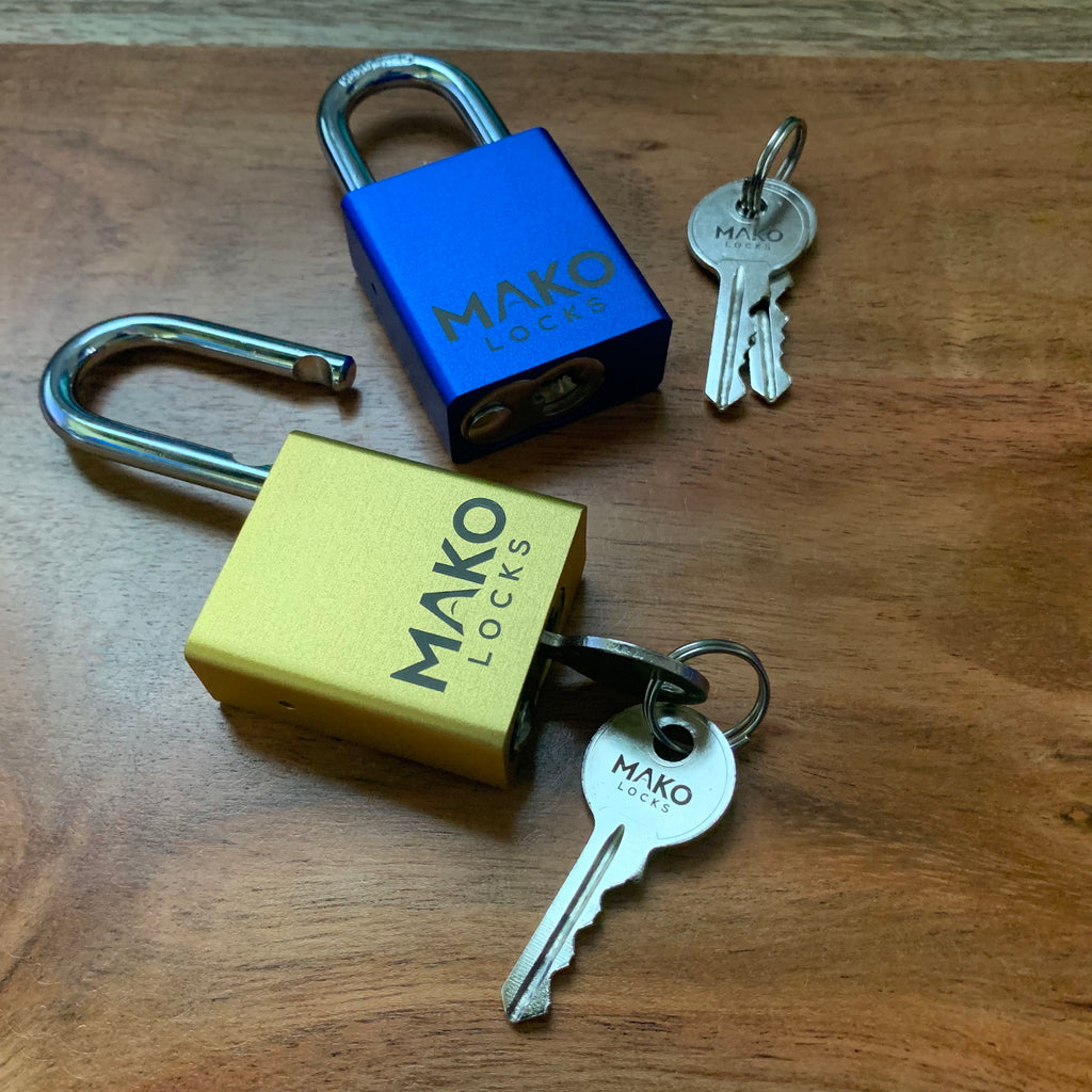 MAKO Mo. 425 LOTO - Rekeyable Rectangular Padlock (2 Pack) – MAKO Locks