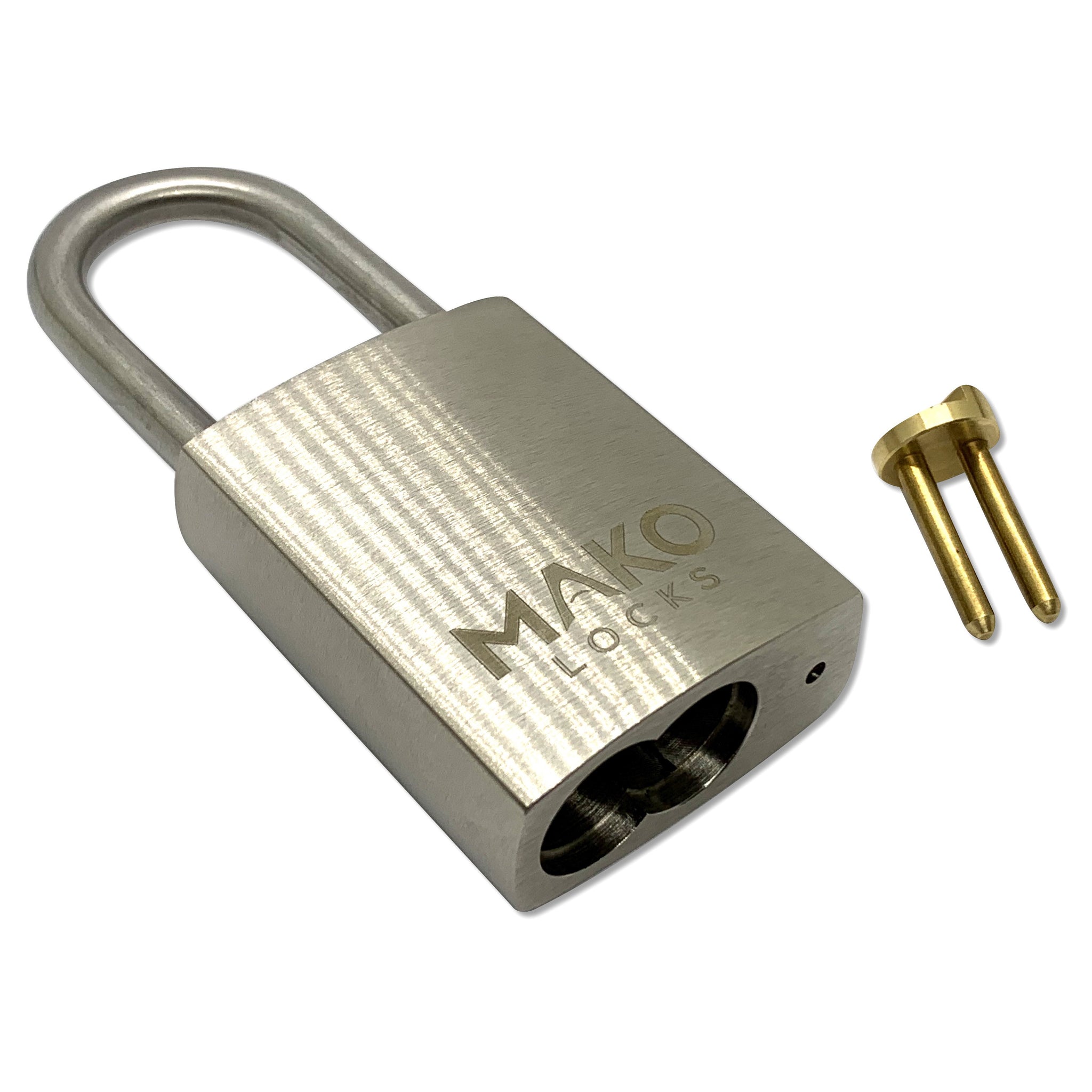 MAKO M-2 System Mo. 128 Rekeyable SFIC Rectangular Padlock Body (No Co ...